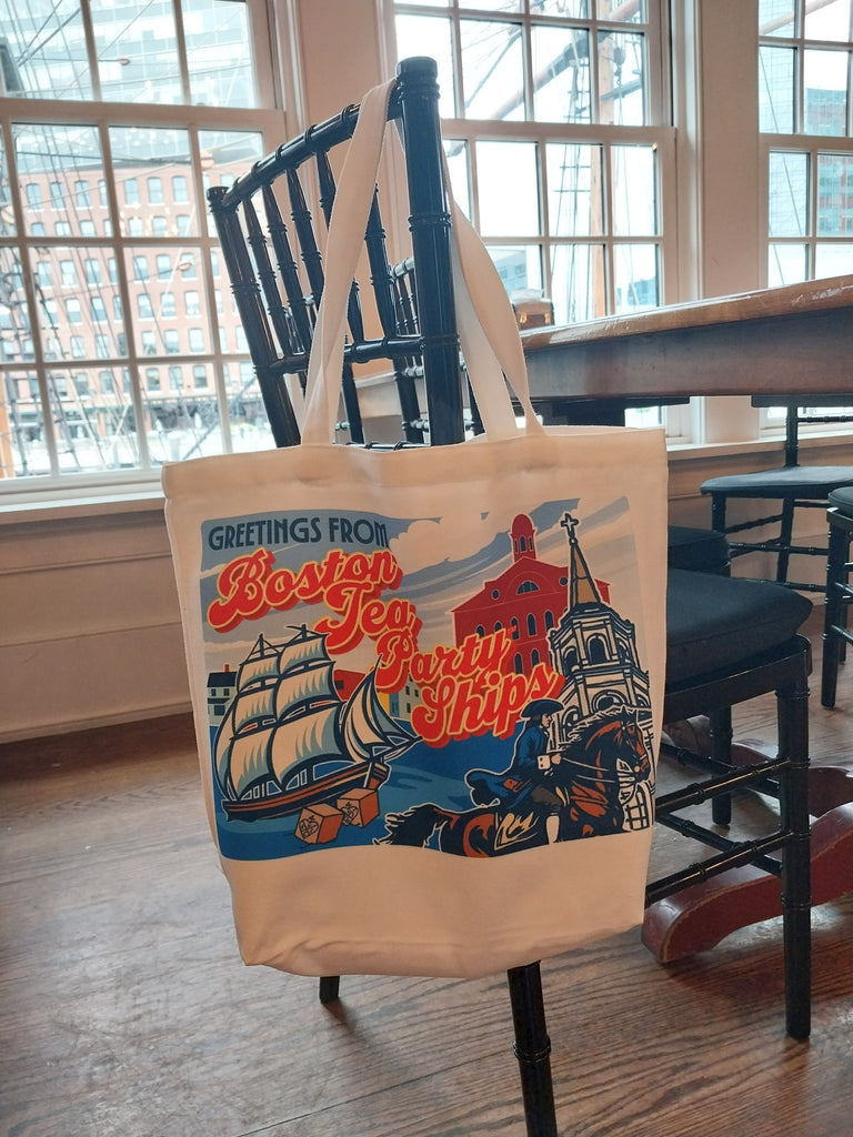 Greetings from Boston Tote Bag – Boston Tea Party Museum Gift Shop