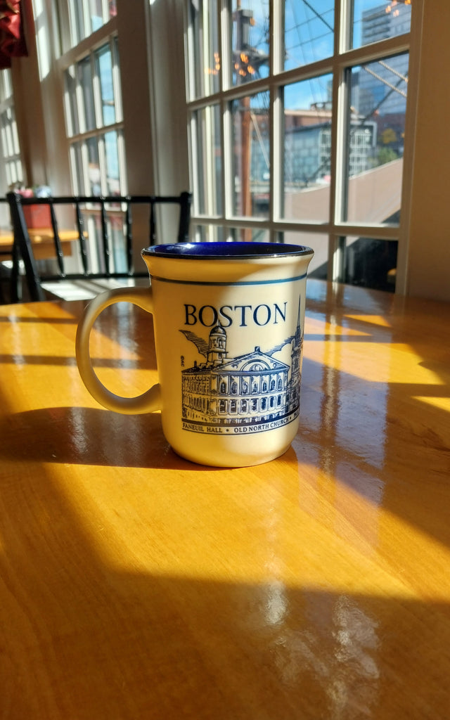 Etched Boston Collage Mug – Boston Tea Party Museum Gift Shop