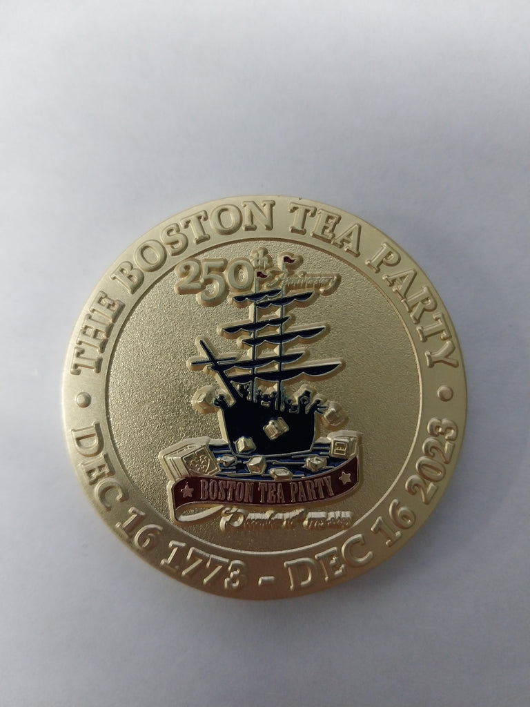Commemorative 250th Anniversary Coin – Boston Tea Party Museum Gift Shop