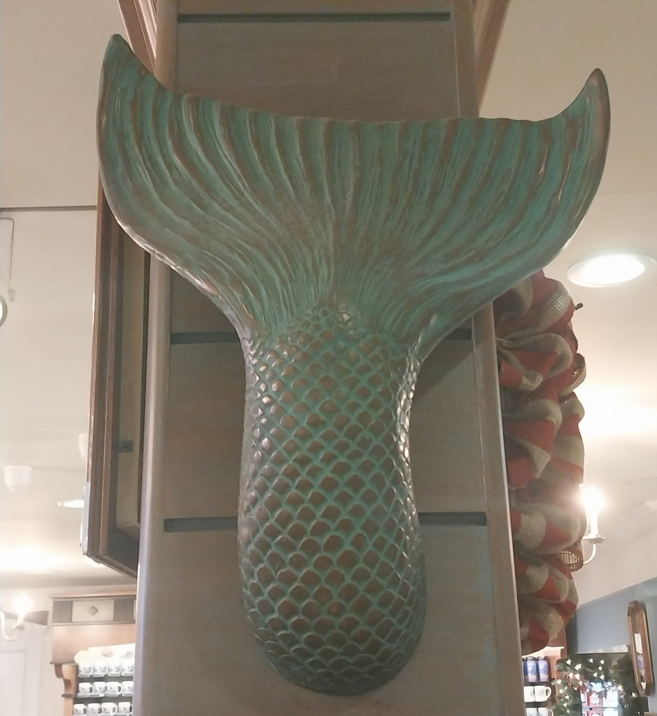 Wall Mounted Mermaid w/Tail – Boston Tea Party Museum Gift Shop