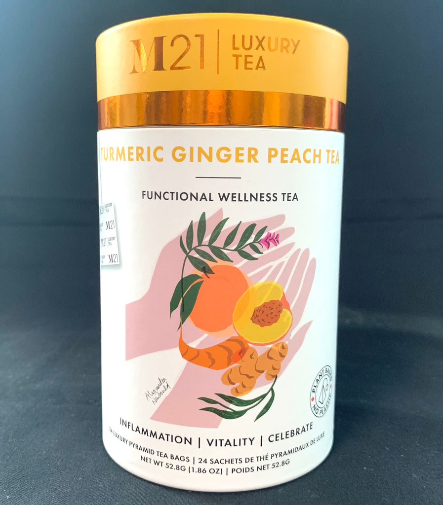 Tumeric Ginger Peach Tea – Boston Tea Party Museum Gift Shop