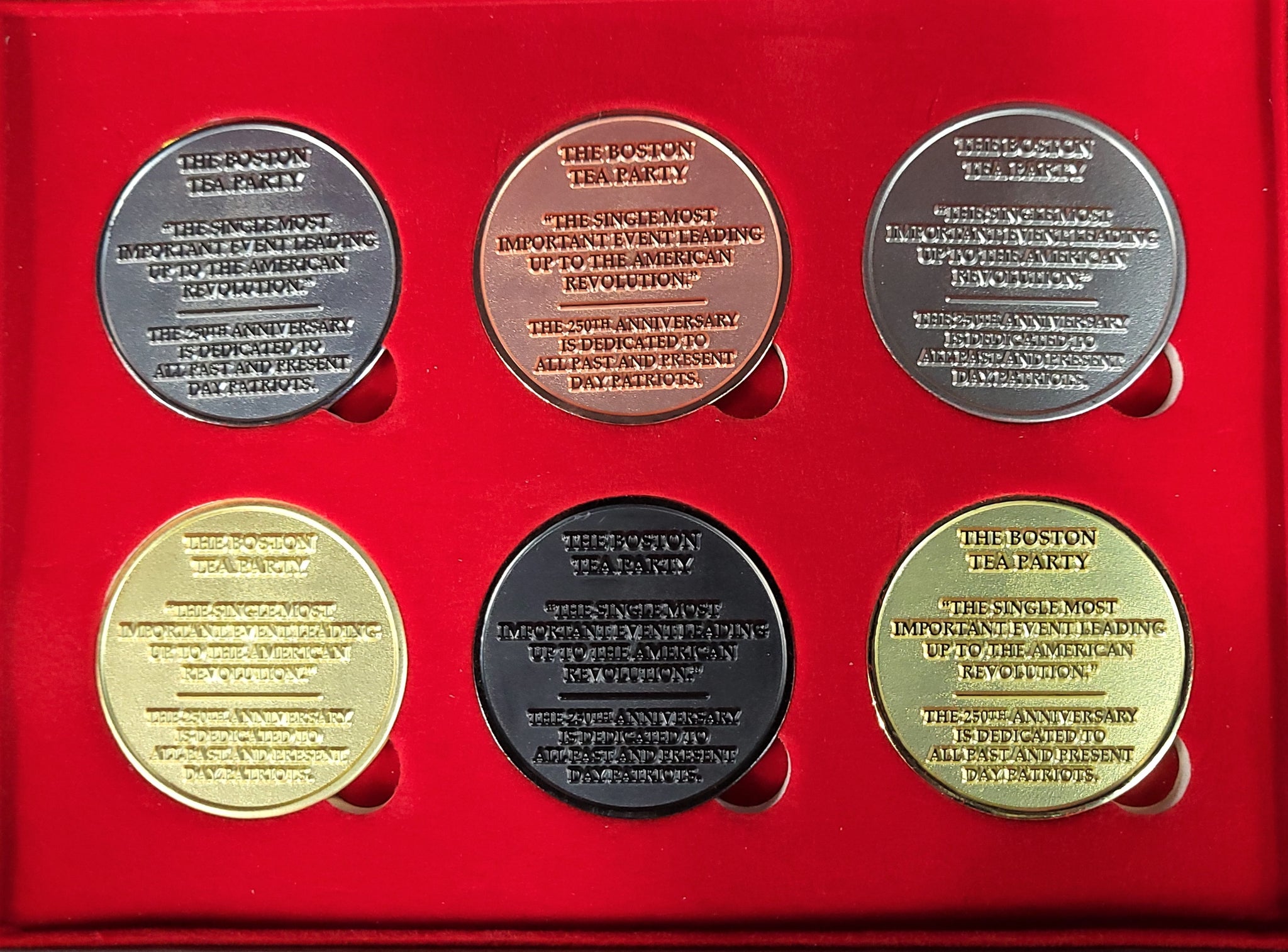 Commemorative 250th Anniversary Coin – Boston Tea Party Museum Gift Shop