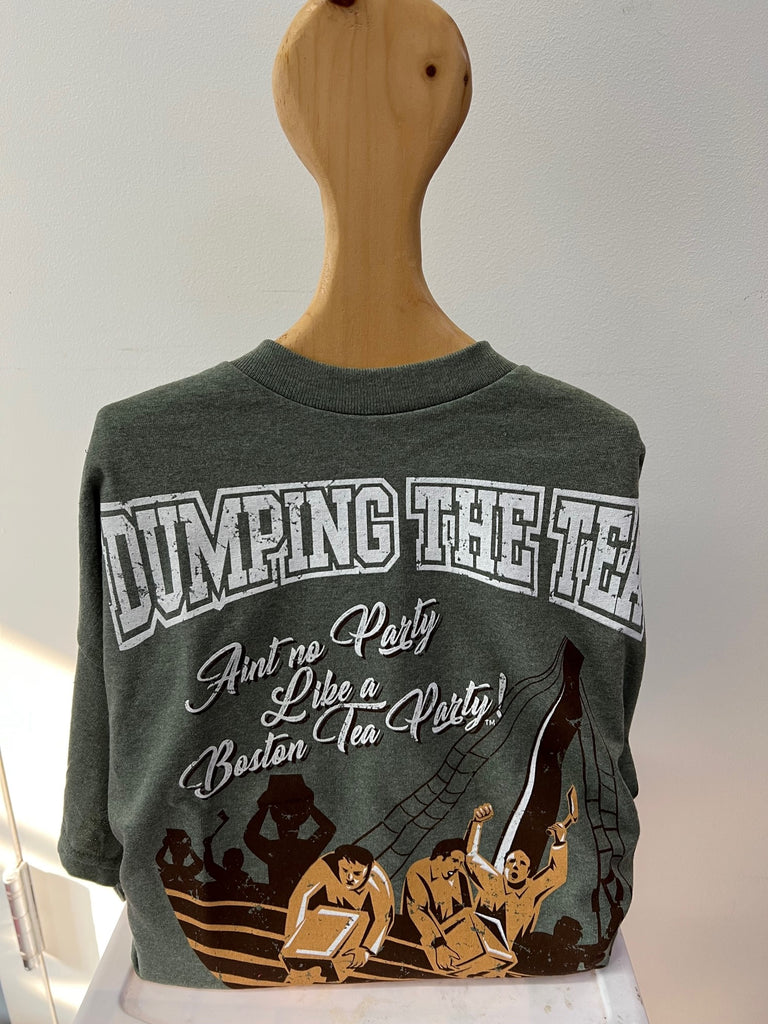Dumping the Tea Since 1773 T-Shirt (Short Sleeve) – Boston Tea Party ...