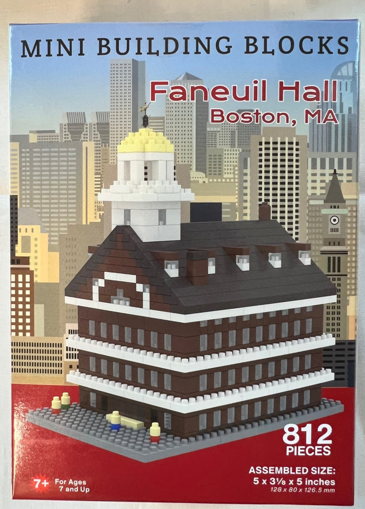 Faneuil Hall Mini Building Blocks – Boston Tea Party Museum Gift Shop