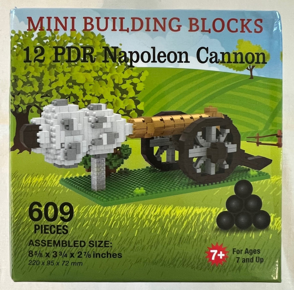 12 PDR Napoleon Canon Mini Building Blocks – Boston Tea Party Museum ...
