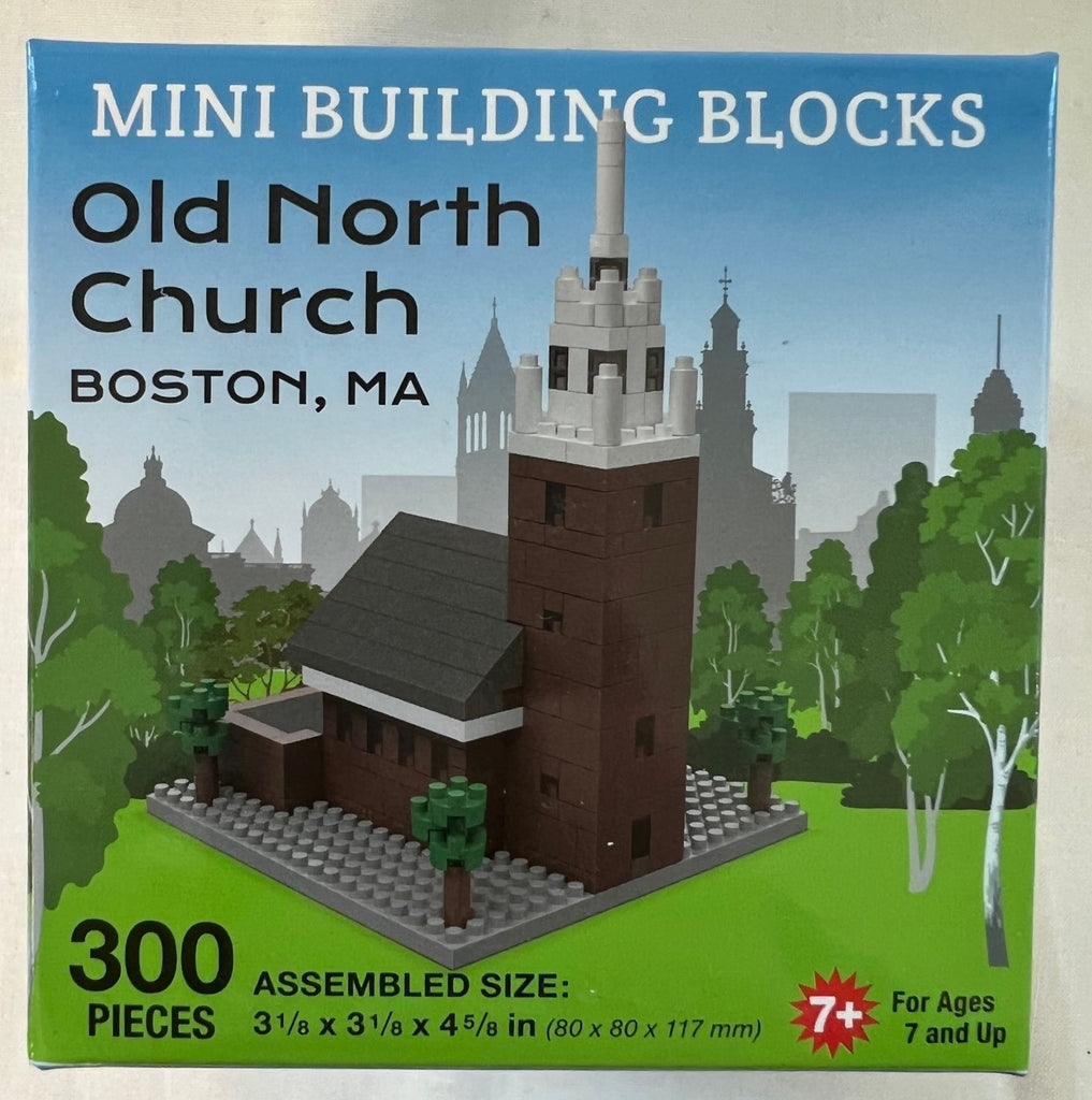 Old North Church Mini Building Blocks – Boston Tea Party Museum Gift Shop