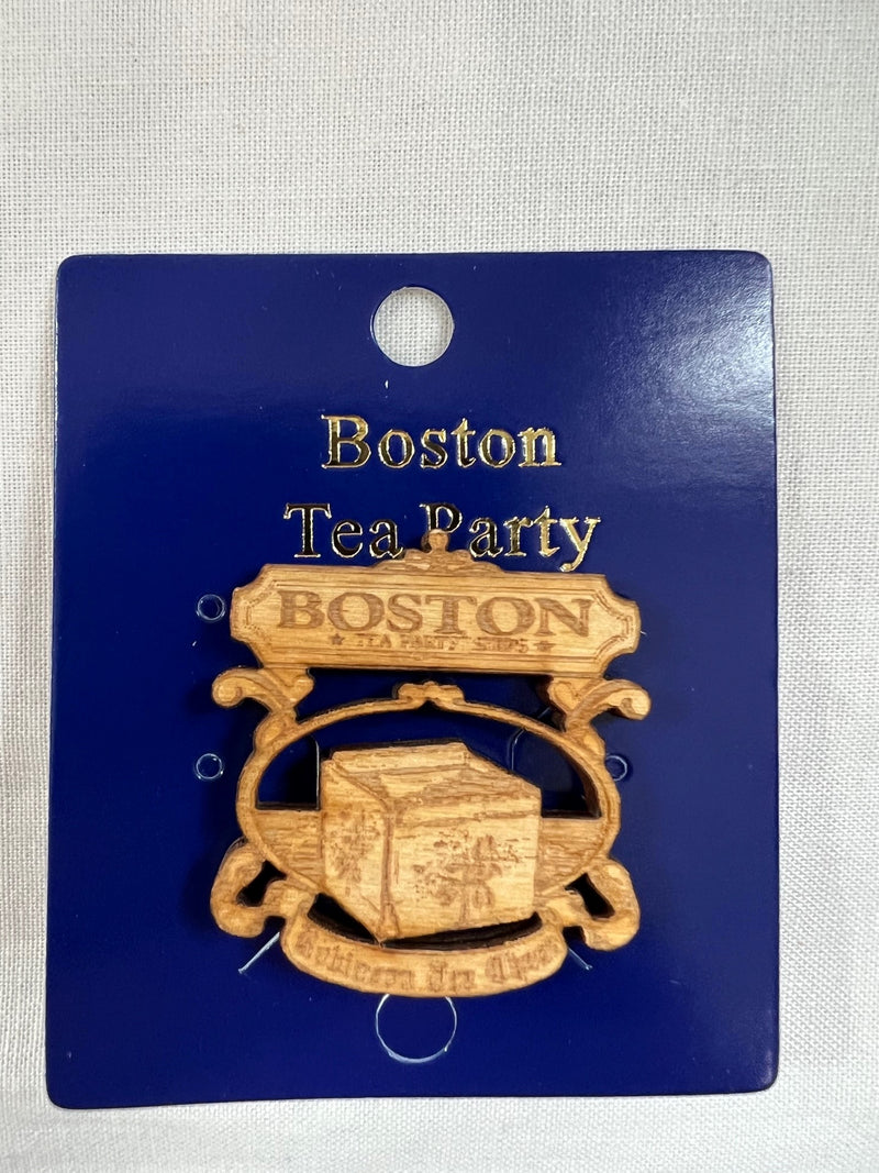 Robinson Tea Chest Wood Pin – Boston Tea Party Museum Gift Shop