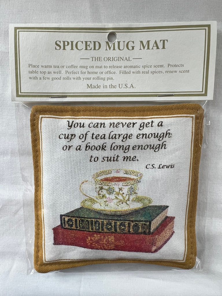 Books & Tea Spiced Mug Mat – Boston Tea Party Museum Gift Shop