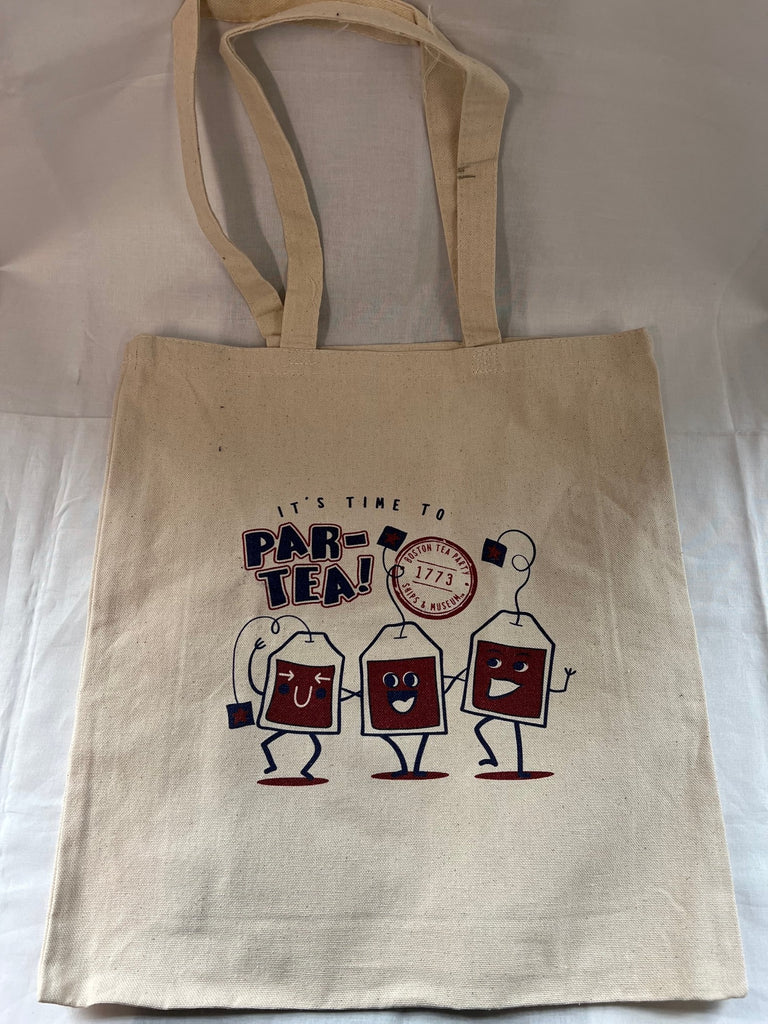 Time to Par-Tea Tote Bag – Boston Tea Party Museum Gift Shop