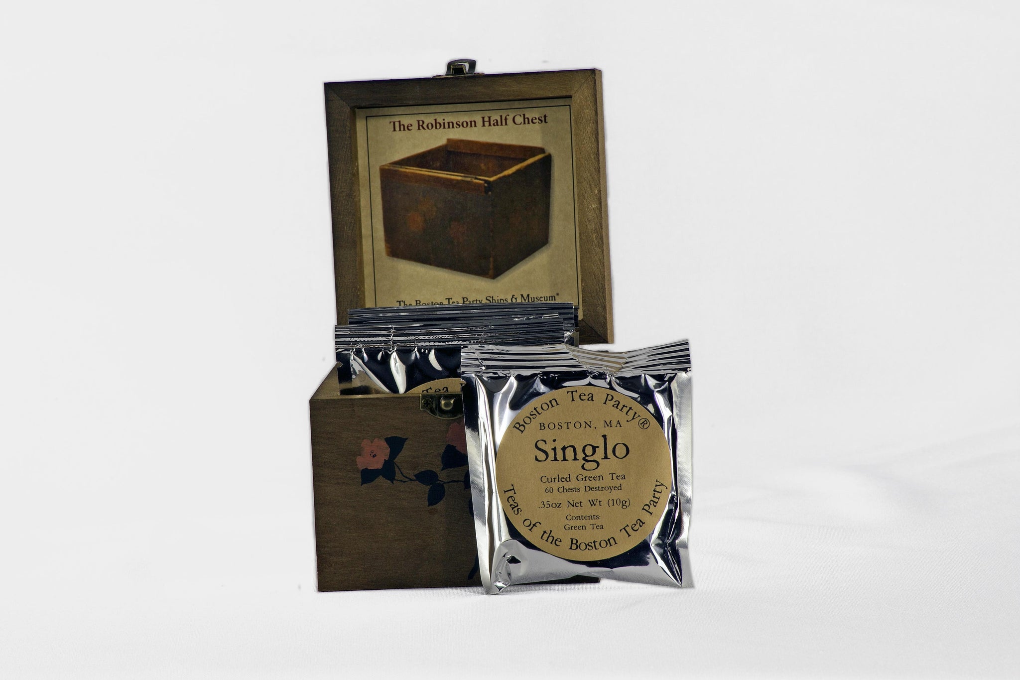 Robinson Half Chest Replica Box with or without Boston Tea Party Teas ...