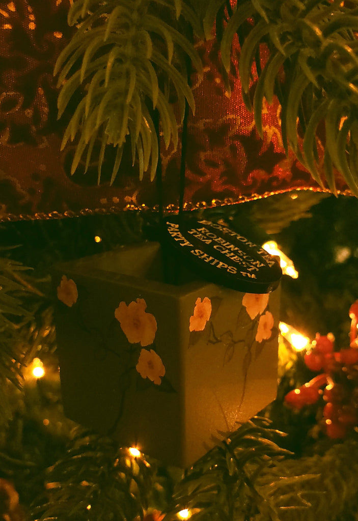 Robinson Tea Chest Ornament – Boston Tea Party Museum Gift Shop