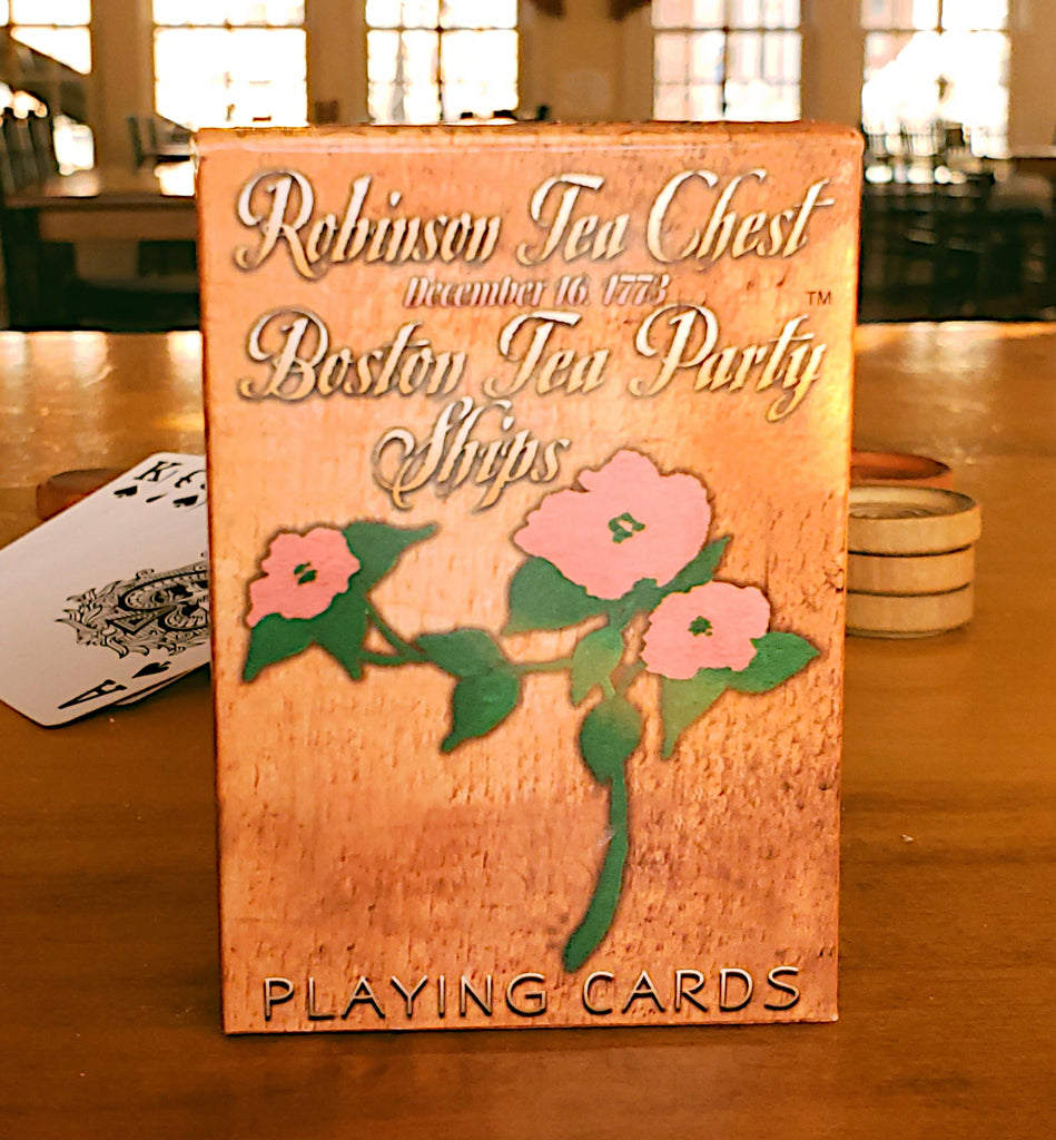 Robinson Tea Chest Playing Cards – Boston Tea Party Museum Gift Shop