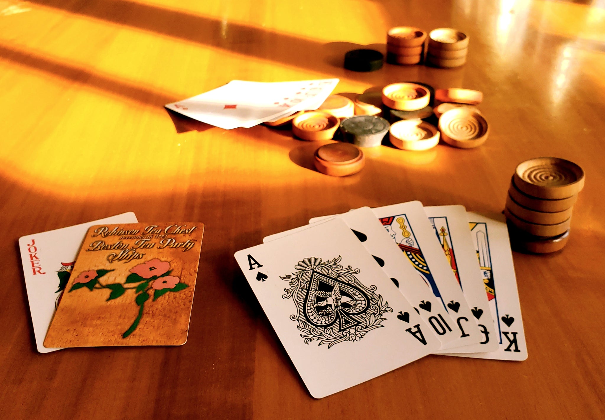 Robinson Tea Chest Playing Cards – Boston Tea Party Museum Gift Shop